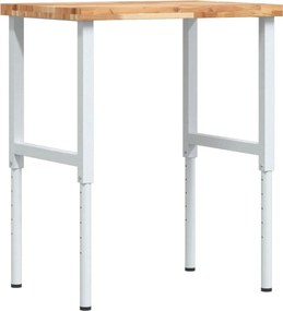 Pracovní stůl 80 x 60 x (73–99,5) cm masivní akácie obdélníkový 3309714