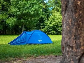 Acra ST05-MO modrá / Stan pro 3 osoby / s předsíňkou / jednoplášťový /