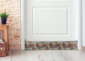 Bellatex Polštářek válec Šedá,Oranžová 15x85 cm