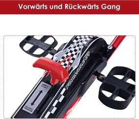 Costway Pedál Gokart Racing Dětské auto Pedál vozidla Pedál Auto