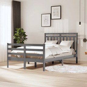 vidaXL Rám postele masivní dřevo 120 x 200 cm [3100649] Barva: Bílá