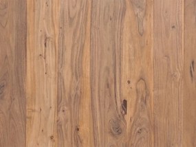 furniture-nabytek.cz - TV stolek Osvaro akácie - Stříbrné kovové úchytky