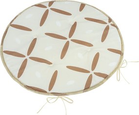 Bellatex Sedák Adéla kulatý hladký Hnědá 40 cm, (průměr)