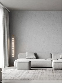 Bílé/ve zlaté barvě kovové LED stmívatelné nástěnné svítidlo Perla – Nova Luce