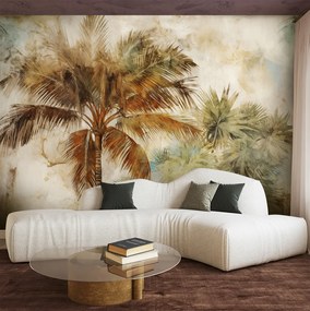 Gario Fototapeta Retro tropické palmy Materiál: Vliesová, Rozměry: 200 x 140 cm