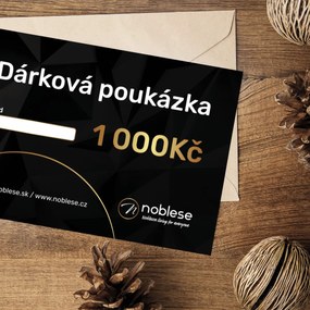 Dárkový poukaz v hodnotě 1 000 Kč - tištěná verze