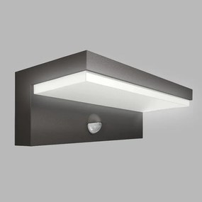 Nástěnné venkovní svítidlo LED IP54 senzor pohybu PIR HUGO II, A IR LED 9W  IP54 SENZOR PIR 160° - 5400254 - LED2