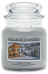 VILLAGE CANDLE Vonná svíčka - Prázdniny na horách Doba hoření: 105 hodin