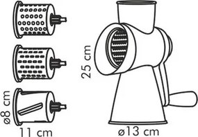 TESCOMA Univerzální mlýnek HANDY, 4 struhadla