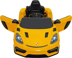 Ramiz Dětské autíčko Porsche Spyder RS 718, žlutý lak