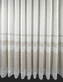 Moderní tkaná záclona bílá s olůvkem metráž Ervi 22650-02
