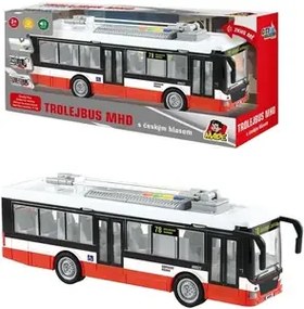 MaDe 08517 - Trolejbus s českým hlasem, 7 x 10 x 28 cm