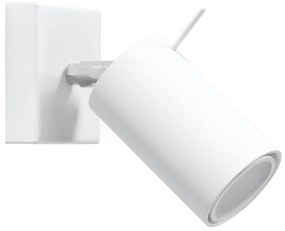 Sollux Lighting Nástěnné svítidlo RING bílé