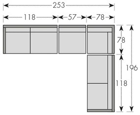 DOPPLER Hliníková rohová sestava EXPERT (antracit)