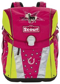Scout Školní batoh - Stříbrné hvězdičky a koník
