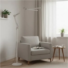 BRILAGI - LED Stm. flexibilní stojací lampa VARIO LED/14W/230V 157 cm bílá