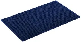 MSV CHENILLE tmavě modrá / Koupelnová předložka / mikrovlákno / protis