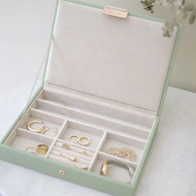 Krabička na šperky Stackers s poklicí classic kamenná šeď