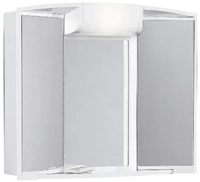 Aqualine Angy - Zrcadlová skříňka 590x500x150 mm, bílá 541202