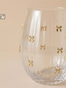 Sinsay - Sklenice se zlatými mašličkami 2 pack - zlatá