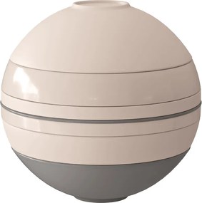 Villeroy&Boch Villeroy & Boch Iconic matná hnědá mělká miska 23,8 cm, 500 ml