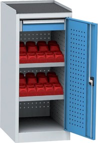 KOVOS Skříň pro CNC nástroje NCS 14B [světle šedá, ocelové plné, rýhovaná guma s rámečkem v. 30 mm]