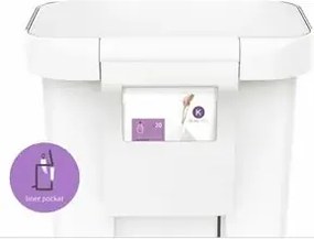 Simplehuman Pedálový odpadkový koš  – 45 l / kapsa na sáčky / obdélník