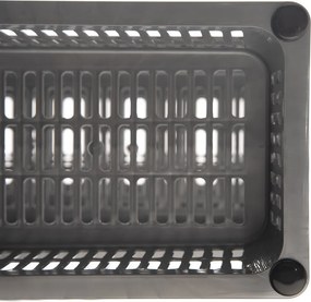 Orion Úložný koš, box a organizér extra hluboký 50cm x 20cm INVA, šedý