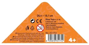 Dino Puzzle triangl Ztracené kuřátko 24 dílků