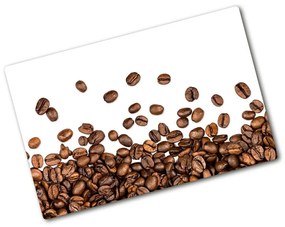 Wallmuralia Deska na krájení tvrzená Zrnka kávy 80x52 cm