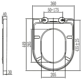 EBS Simple WC sedátko softclose