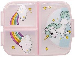 Multibox na svačinu Unicorn se 3 přihrádkami