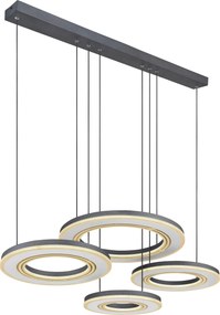 XXXLutz ZÁVĚSNÉ LED SVÍTIDLO, 100/50/120 cm - Závěsná LED svítidla - 004558407202