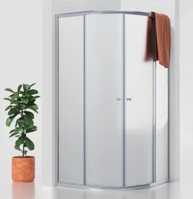 POINT 80x80 Grape Čtvrtkruhová sprchová zástěna