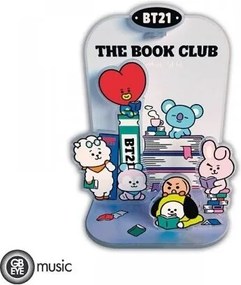 BT21 akrylové diorama - Bookclub