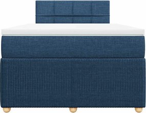 Box spring postel s matrací černá 120x190 cm textil 3289701
