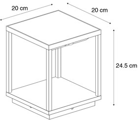Venkovní stojací lampa vč. solárního panelu