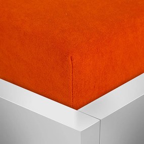 TP Froté prostěradlo 140x200 Premium - Oranžová