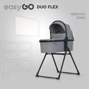 Sportovní vanička do kočárku EasyGo Duoflex Cloudy Gray