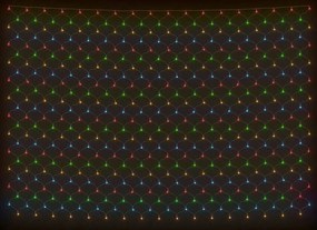 vidaXL Vánoční světlená síť 3 x 2 m 204 LED vnitřní i venkovní [328776] Barva: colourful