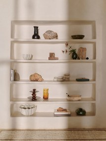 Ferm Living Úložná dóza Pebble Sand/Cream Small, krémová barva, keramika