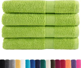 Premium ručníky SOLUND 4 jablkově zelené 100x200cm 600g/m² 137510