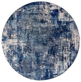 Flair Rugs koberce Kusový koberec Cocktail Wonderlust Dark blue kruh - 160x160 (průměr) kruh cm