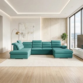 Sedací souprava GRECO II U | 230x356x194 | rozkládací + úložný prostor | VÝBĚR TKANIN