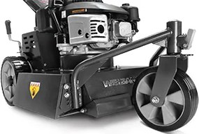 Weibang WB BC 538 SCV Profi mulčovací sekačka s pojezdem 53 cm, přední otočné kolo, tlakové mazání – Montáž a olej