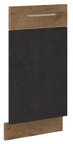 Kuchyňský front pro myčku Woodline ZM 713 x 446, Barva: Dub lancelot / bíly lesk