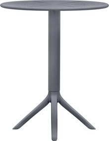 Stůl Lacota kulatý 60 cm – antracitová