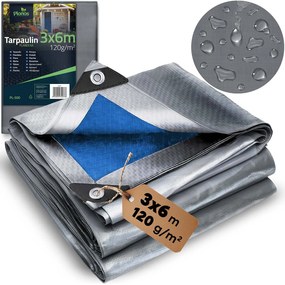 Plachta 300 x 600 cm 120 g/m2 Plonos PL-500