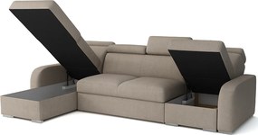 Sedací souprava OSLO L | 170x305 | rozkládací + 2x úložný prostor | VÝBĚR TKANIN