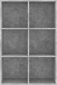 vidaXL Knihovna/příborník 66 x 30 x 98 cm kompozitní dřevo [800350] Barva: Betonová šedá